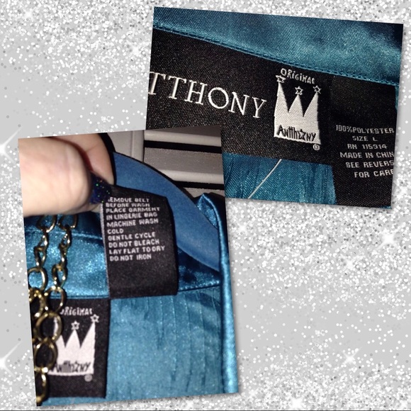 Antthony Original Designs | Tops | New Anthony Designs Top Wchain Belt ...
